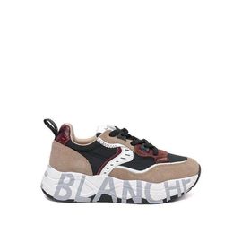 Voile Blanche Low-Top Sneaker - Layered Panel Sneakers With Lightweight Rubber Sol - Gr. 37 (EU) - in Wei&szlig; - f&uuml;r Damen