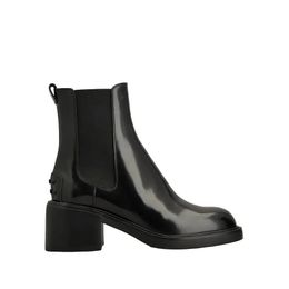 Tod's Tod's Stiefel - Elegant Calfskin Ankle Boots With Rubber Sole - Gr. 35 (EU) - in Schwarz - f&uuml;r Damen