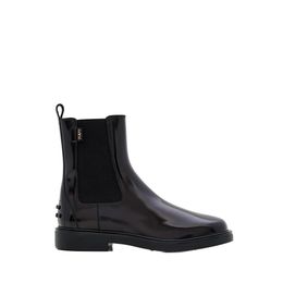 Tod's Tod's Stiefel - Leather Chelsea Boots - Gr. 38 (EU) - in Schwarz - f&uuml;r Damen
