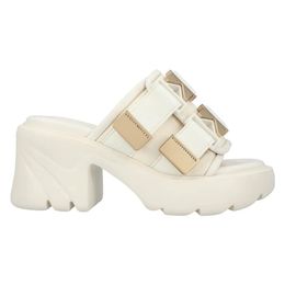 Bottega Veneta Slipper & Pantoletten - Flash Mule White - Gr. 40 (EU) - in Beige - f&uuml;r Damen