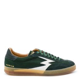 Moaconcept Low-Top Sneaker - Dark Green Leather Sneakers From Moaconcept Featur - Gr. 43 (EU) - in Schwarz - f&uuml;r Damen
