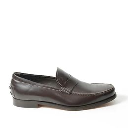 Tod's Tod's Loafer - Brown Leather Moccasin - Gr. 6 - in Grau - f&uuml;r Damen