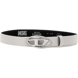 Diesel G&uuml;rtel - Belts White - Gr. 80 - in Wei&szlig; - f&uuml;r Damen
