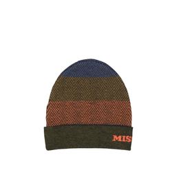 Missoni Caps & M&uuml;tzen - Wool Hat With Color-Block Design - Gr. ONE SIZE - in Braun - f&uuml;r Damen