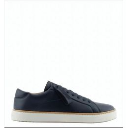 Emporio Armani Low-Top Sneaker - Leather Sneakers With Contrasting Welt Detail - Gr. 43 (EU) - in Wei&szlig; - f&uuml;r Damen
