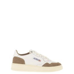 Autry Low-Top Sneaker - Medalist Low - Leather And Suede Sneakers - Gr. 40 (EU) - in Wei&szlig; - f&uuml;r Damen