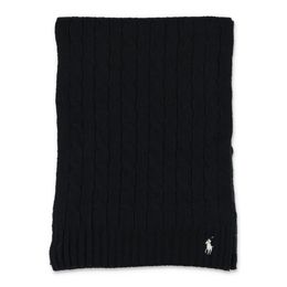 Polo Ralph Lauren T&uuml;cher & Schals - Polo Cable Wool-Cashmere Scarf - Gr. unisize - in Schwarz - f&uuml;r Damen