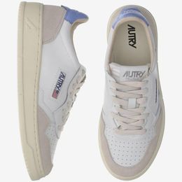 Autry Low-Top Sneaker - Low Medalist Leather Sneakers - Gr. 36 (EU) - in Beige - f&uuml;r Damen