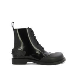 Loewe Stiefel - "Campo" Lace-Up Boots - Gr. 42 (EU) - in Schwarz - f&uuml;r Damen