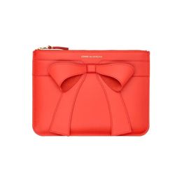 Comme des Gar&ccedil;ons Comme des Garcons Clutches - Big Bow Leather Pouch - Gr. unisize - in Rot - f&uuml;r Damen