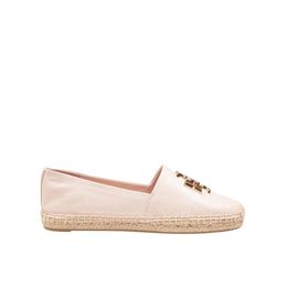 Tory Burch Eleanor Espadrille In Leather Color Rose - Gr. 6 - in Beige
