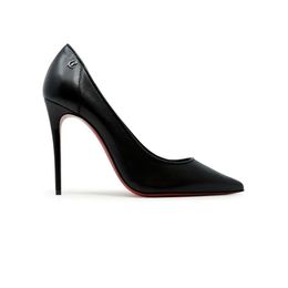 Christian Louboutin Hohe Schuhe - Sporty Kate 100 Black Nappa/Lining Pumps - Gr. 37 (EU) - in Schwarz - f&uuml;r Damen