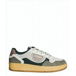 Colmar Originals Low-Top Sneaker - Leather And Suede Sneakers With Vintage-Effect Sol - Gr. 42 (EU) - in Wei&szlig; - f&uuml;r Damen