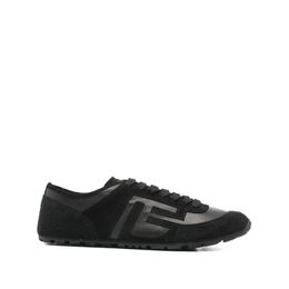 Balmain Low-Top Sneaker - Low-Profile Sneakers With Silk - Gr. 44 (EU) - in Schwarz - f&uuml;r Damen