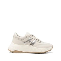 Hogan Low-Top Sneaker - Soft Off-White Silk - Gr. 37 (EU) - in Beige - f&uuml;r Damen