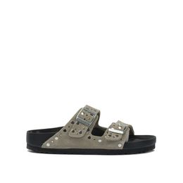Birkenstock Sandalen - "Arizona Rivet Exquisite" Sandals - Gr. 36 (EU) - in Schwarz - f&uuml;r Damen