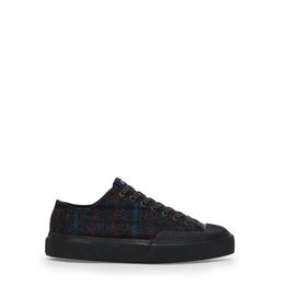 Superga Low-Top Sneaker - Low-Top Sneakers In Midnight Blue Tartan Wool - Gr. 42 (EU) - in Schwarz - f&uuml;r Damen