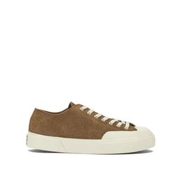 Superga Low-Top Sneaker - Suede Leather Low-Top Sneakers With Textured Finis - Gr. 43 (EU) - in Braun - f&uuml;r Damen