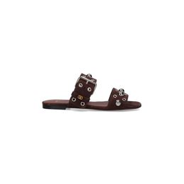 Valentino Garavani Sandalen - "Nellc&ocirc;te" Studded Sandals &ndash; Brown - Gr. 39 (EU) - in Beige - f&uuml;r Damen