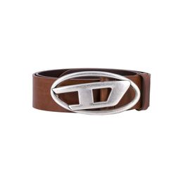 Diesel G&uuml;rtel - B-1Dr Leather Belt - Gr. 100 - in Rot - f&uuml;r Damen