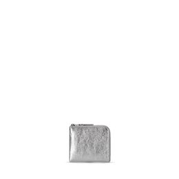 Comme des Gar&ccedil;ons Comme des Garcons Portemonnaies - Textured Metallic Leather Zip Wallet - Gr. unisize - in Grau - f&uuml;r Damen