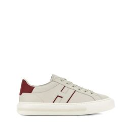 Hogan Low-Top Sneaker - Low-Top Sneakers With Silk And Nylon Upper - Gr. 10 - in Grau - f&uuml;r Damen