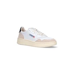 Autry Low-Top Sneaker - "Medalist" Low-Top Sneakers In White Leather - Gr. 36 (EU) - in Wei&szlig; - f&uuml;r Damen