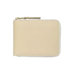 Comme des Gar&ccedil;ons Comme des Garcons Portemonnaies - Small Zip Around Wallet - Gr. unisize - in Beige - f&uuml;r Damen