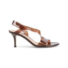 Gianvito Rossi Sandalen - Brown Pvc Metropolis Sandals - Gr. 40 (EU) - in Grau - f&uuml;r Damen