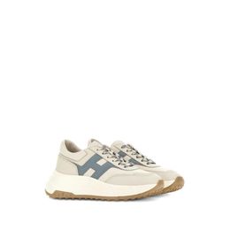Hogan Low-Top Sneaker - Sole Sneakers With Silk And Nylon Upper - Gr. 39 (EU) - in Beige - f&uuml;r Damen