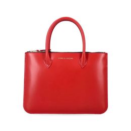 Comme des Gar&ccedil;ons Comme des Garcons Crossbody Bags - Leather Wallet Bag With Handles - Gr. unisize - in Rot - f&uuml;r Damen