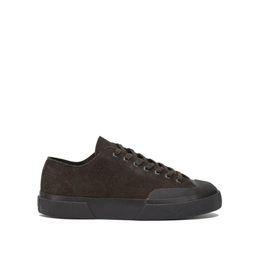 Superga Low-Top Sneaker - Suede Leather Slip-On Sneakers - Gr. 44 (EU) - in Schwarz - f&uuml;r Damen
