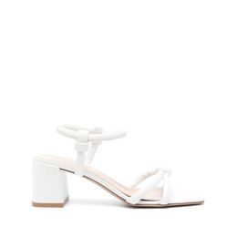 Gianvito Rossi Sandalen - White Flats With Padded Straps - Gr. 36 (EU) - in Wei&szlig; - f&uuml;r Damen