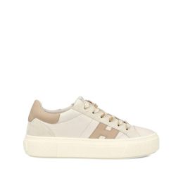 Hogan Low-Top Sneaker - Low-Top Sneakers With Silk And Nylon Construction - Gr. 38,5 (EU) - in Beige - f&uuml;r Damen