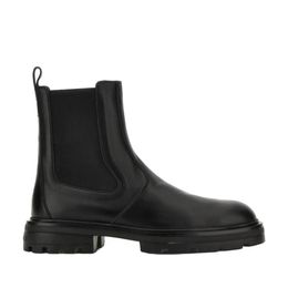 Hogan Stiefel - Contemporary Black Calfskin Ankle Boots - Gr. 7_5 - in Schwarz - f&uuml;r Damen