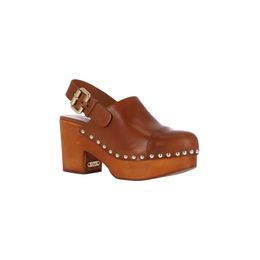Chlo&eacute; Chlo&eacute; Sandalen - Brown Calf Leather Slip-On Mules - Gr. 39 (EU) - in Braun - f&uuml;r Damen