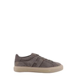 Hogan Low-Top Sneaker - Low-Top Lace-Up Shoes In Graphite Mutton - Gr. 6_5 - in Grau - f&uuml;r Damen