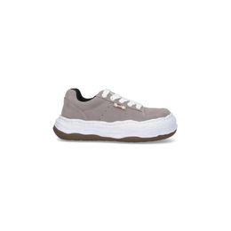 Maison Mihara Yasuhiro Low-Top Sneaker - Low-Top Sneakers In Grey Calf Leather - Gr. 41 (EU) - in Grau - f&uuml;r Damen