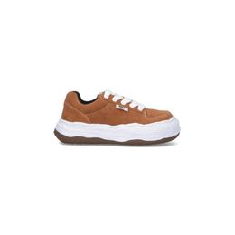 Maison Mihara Yasuhiro Low-Top Sneaker - Brown Calf Leather Low-Top Sneakers - Gr. 42 (EU) - in Braun - f&uuml;r Damen