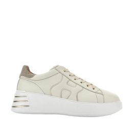 Hogan Low-Top Sneaker - Refined Low-Top Sneakers With Metallic Accents - Gr. 36,5 (EU) - in Grau - f&uuml;r Damen