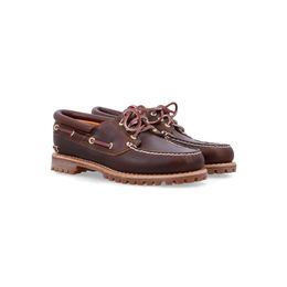 Timberland Stiefel - Noreen Boat Shoe - Gr. 9_5 - in Braun - f&uuml;r Damen