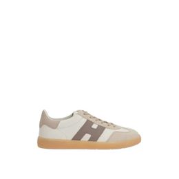 Hogan Low-Top Sneaker - Ivory And Brown Low-Top Sneakers - Gr. 36,5 (EU) - in Beige - f&uuml;r Damen