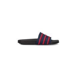 ADIDAS X WALES BONNER Loafer - "Adilette" Slides, In Blue Fabric, Dark Tone - Gr. 8 - in Blau - f&uuml;r Damen