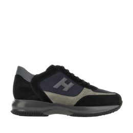 Hogan Low-Top Sneaker - Interactive H3d Sneakers With Modern Design - Gr. 10 - in Schwarz - f&uuml;r Damen