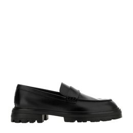 Hogan Loafer - Sophisticated Penny Loafers In Leather - Gr. 9 - in Schwarz - f&uuml;r Damen