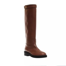 Via Roma 15 Stiefel - Leather Boot Leather Strap - Gr. 37 (EU) - in Braun - f&uuml;r Damen