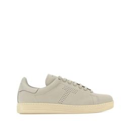 Tom Ford Low-Top Sneaker - Low-Top Sneakers In Cream Suede - Gr. 42,5 (EU) - in Beige - f&uuml;r Damen