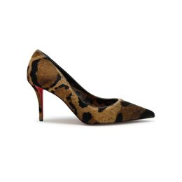 Christian Louboutin Hohe Schuhe - Women's Pumps 3250745 C799 Brown Pony - Gr. 37,5 (EU) - in Schwarz - f&uuml;r Damen