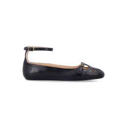 Chlo&eacute; Chlo&eacute; Misty Lambskin Ballerinas With Buckle - Gr. 39 (EU) - in Schwarz