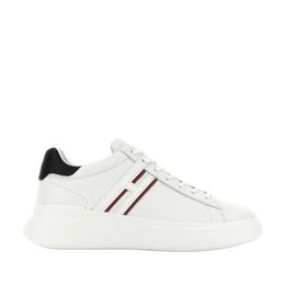 Hogan Low-Top Sneaker - H580 H Profilo Lace-Up Shoes - Gr. 8 - in Wei&szlig; - f&uuml;r Damen